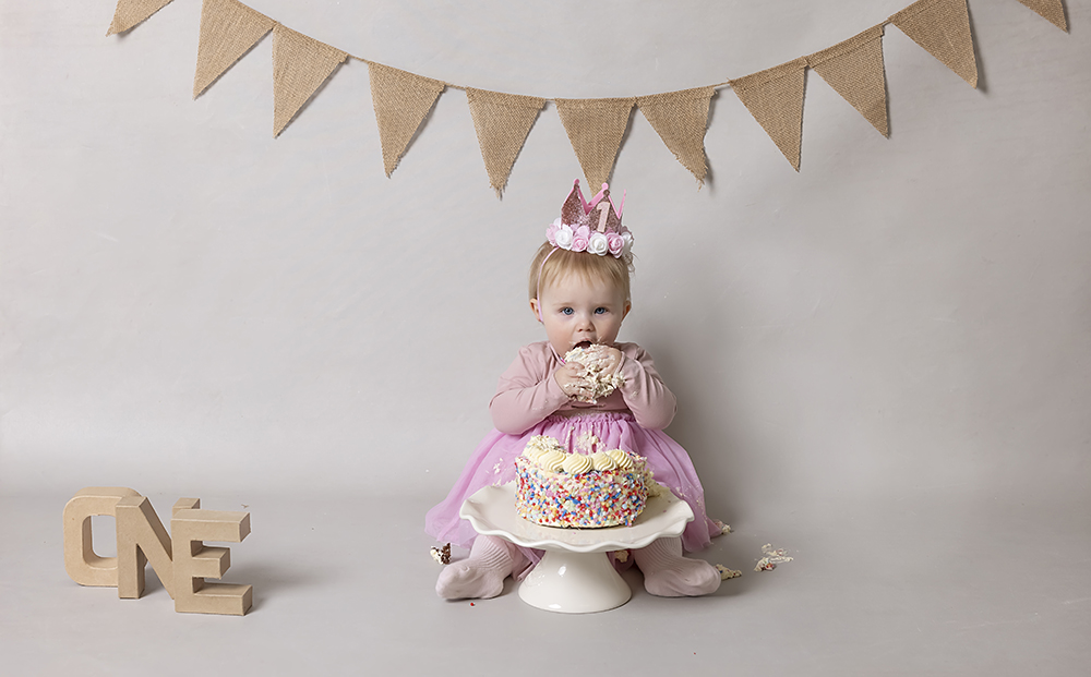 Versiering cakesmash fotoshoot flevolans lelystad